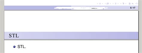 How To Hide The Navigation Bar In Latex Beamer Tex Latex Stack