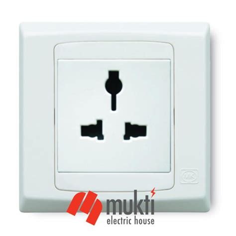 Mk Made In Singapore Slimline Plus 16a 3 Pin Multy Socket Without