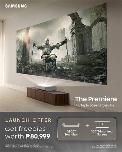 Samsung The Premiere Projector Announced in PH with Special ...
