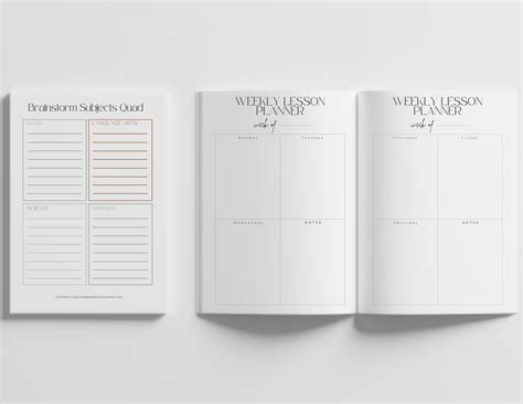 Homeschool Planner Pack Printables Living Abundantly
