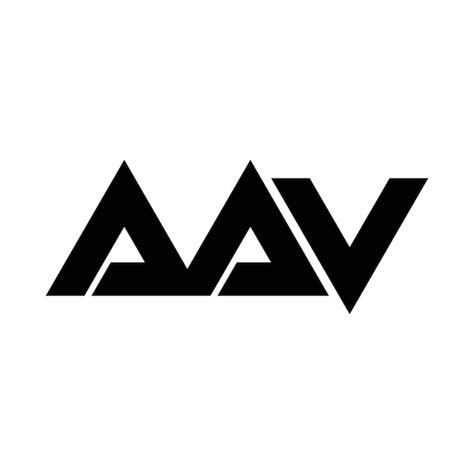 Aav Logo Design Premium Vector