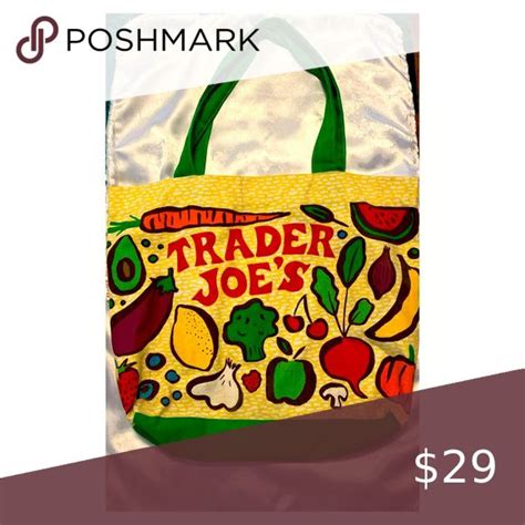 Trader Joes Tote In 2022 Tote Trader Joes Reusable Tote Bags