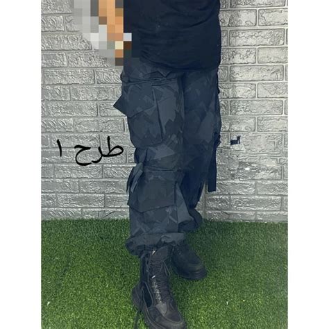 خرید و قیمت شلوار کارگو مینیاتوری بغل بندی زنانه مردانه پارچه تی سی فری سایز 38 تا 44 طرح ۱ ترب