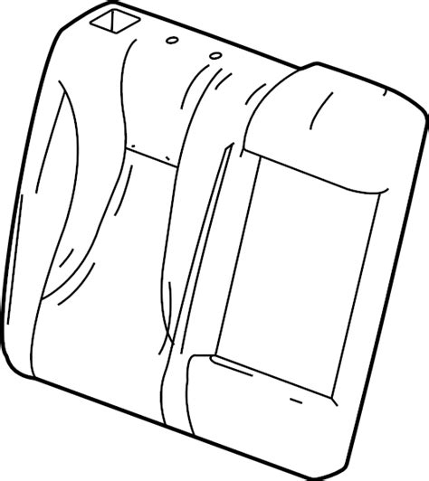 Buick Envision Seat Back Cushion Cover 2021 25 6040 86770679