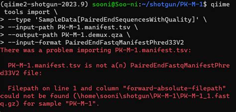 How To Importing My Fastq Data User Support QIIME 2 Forum