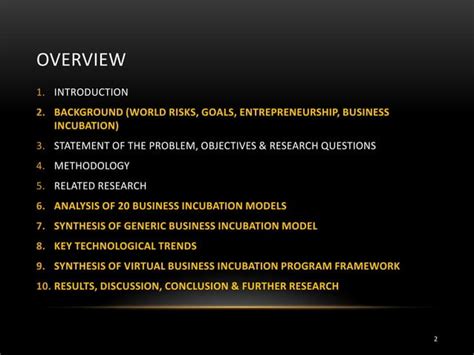 Virtual Business Incubator Framework For Enriching Innovation Ecosystem 2013 Pptx Venture