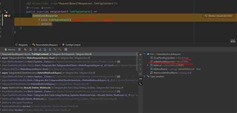 Deletewebhook Request Ignore Droppendingupdates Parameter · Issue 1036
