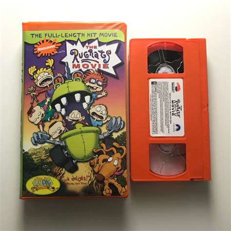 The Rugrats Movie Vhs Tape Vintage Nikelodeon Animation Clamshell S Video Etsy