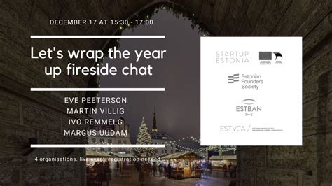 Event Estonian Startup Ecosystem Fireside Chat Estvca