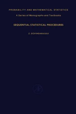 PDF Sequential Statistical Procedures By Z Govindarajulu