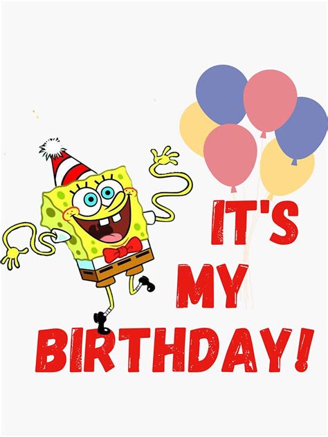 Mademark X Spongebob Squarepants Spongebob Its My Birthday
