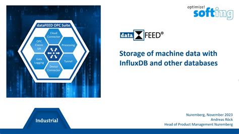 Webinar Storage Of Machine Data With InfluxDB And Other Databases YouTube