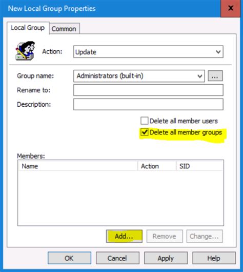 remove domain admins group from local administrators group microsoft qanda