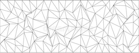 Abstract Geometric Pattern With Intersecting Lines And Triangular Shapes For Modern Design Stock