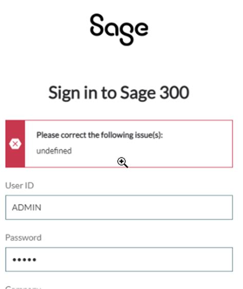 Sage 300 Web Screen Undefined Error During Login Sage 300 Support