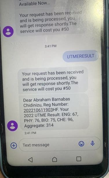 Utme How To Check Your Jamb Result By Sms And Efacility