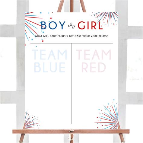 Gender Voting Chart Paperandthings