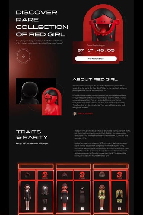 Nft Landing Page Website Design Inspiration Layout Modern Web Design