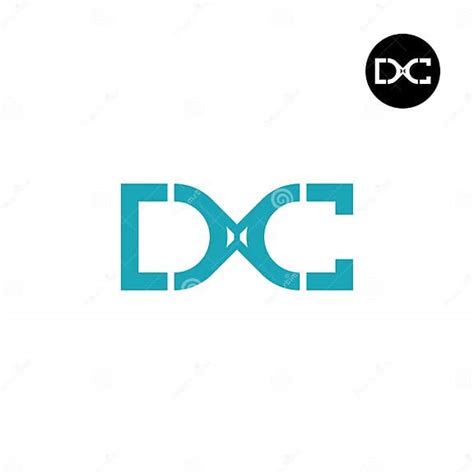 Dxc Logo Letter Monogram Design Stock Vector Illustration Of