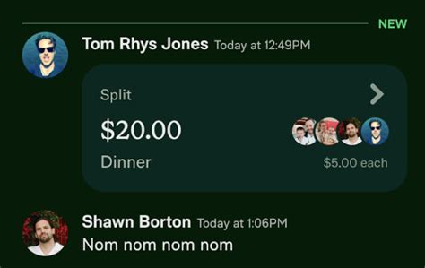 Show Up To 4 Participant Avatars In The IOUPreview For A Bill Split