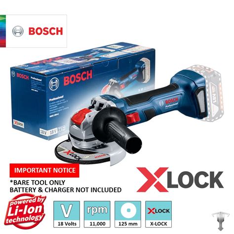 Bosch GWX 180 Li Professional 18 V Brushless Cordless X Lock Angle
