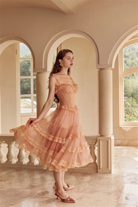 Princess Cinnamon Dress And Cardigan Set Àmonbelamour