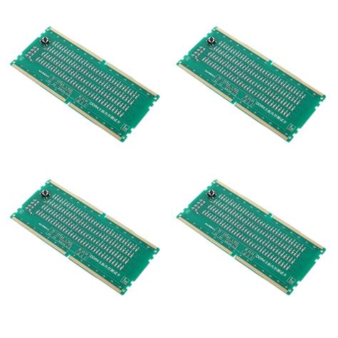 4x ddr4 test card ram memory slot out led desktop motherboard repair