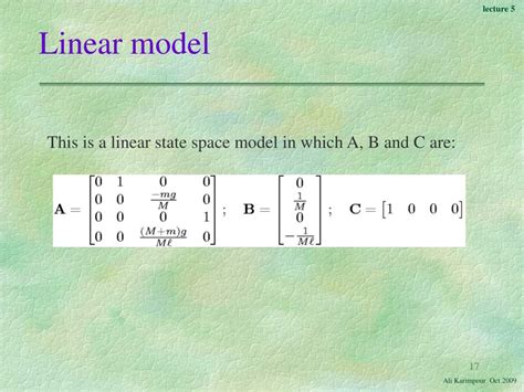 PPT LINEAR CONTROL SYSTEMS PowerPoint Presentation Free Download ID 5816484