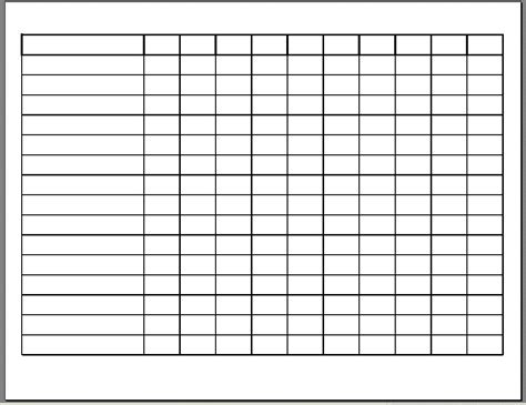 10 Best Free Printable Blank Employee Schedules Artofit