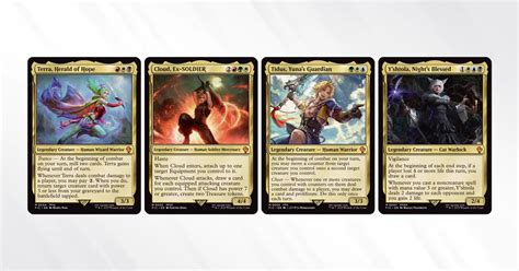 More Magic The Gathering Final Fantasy Crossover Cards Revealed With