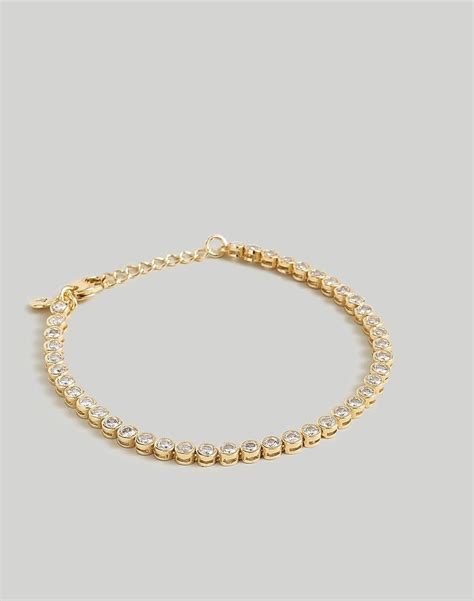The Tennis Collection Bezel Set Crystal Bracelet Crystal Bracelets