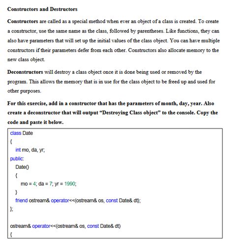 solved constructors and destructors constructors are called