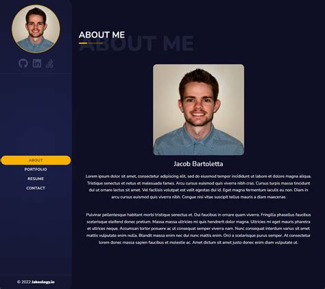 Github Jakeology React Portfolio