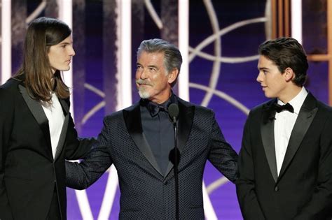 Pierce Brosnan And Sons Dylan And Paris In Gq Photo Spread