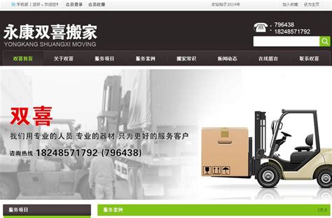双喜营销型网站案例展示 东方五金网