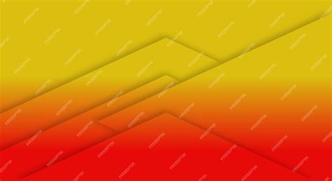 Premium Vector Abstract Orange And Yellow Gradient Background Geometric Paper Cut Style For
