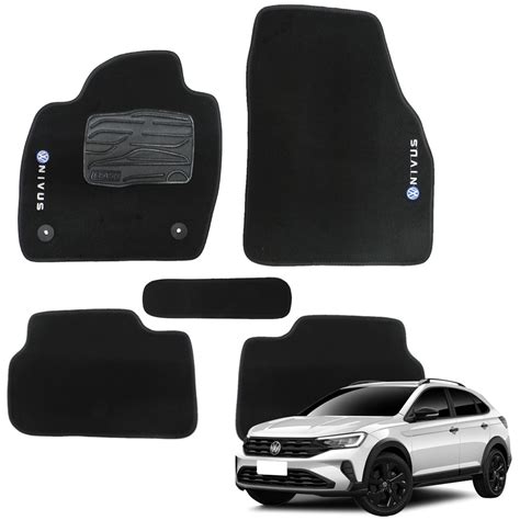 Jogo Tapete Carpete Volkswagen Nivus 2020 2021 Incrível Shopee Brasil