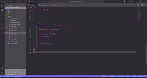 Arquivo Class Surgindo Automaticamente No Vscode Java Aplicando A Orientação A Objetos