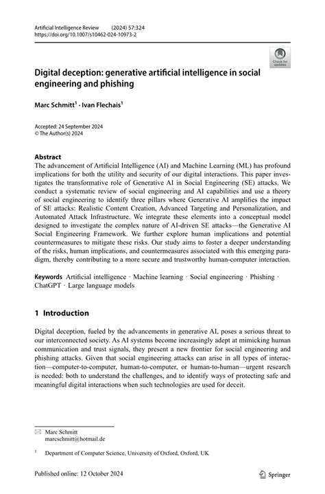 Pdf Digital Deception Generative Artificial Intelligence In Social