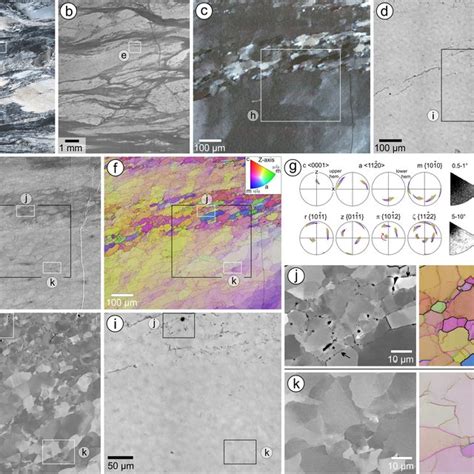 Internal Deformation Microstructure Of Elongated Quartz Grain Qtz1