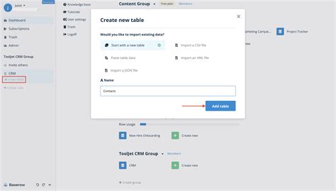 How To Build A Custom Crm With Baserow And Tooljet Baserow