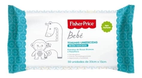 Lenço Umedecido Bebêrecém Nascido Fisher Price Kit 4 Unid Mercadolivre