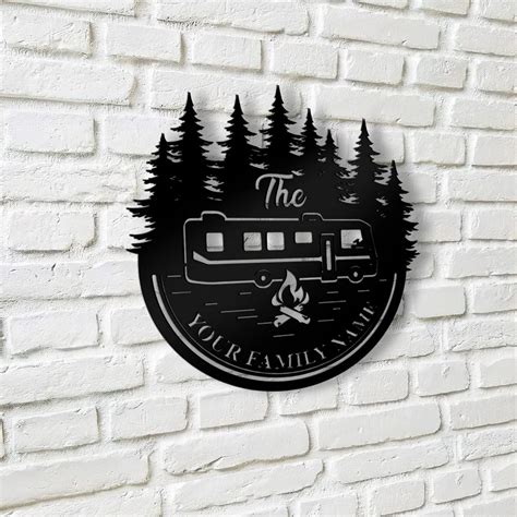 Personalized Camping Signs Custom Laser Cut Metal Art And Signs T