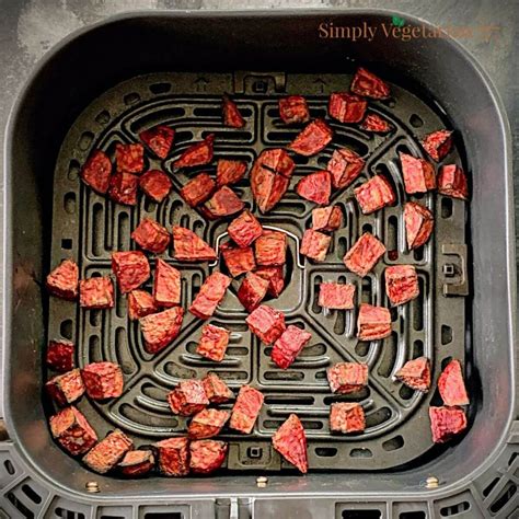 Easy Roasted Air Fryer Beets Recipe Simplyvegetarian