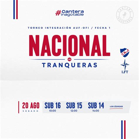 Nacional Formativas On Twitter Compartimos Los Detalles De La Fecha