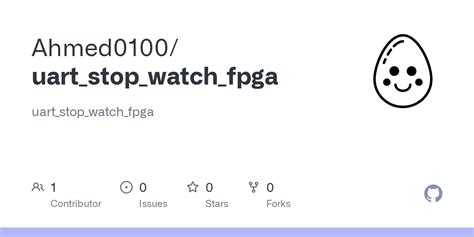 Github Ahmed0100uartstopwatchfpga Uartstopwatchfpga
