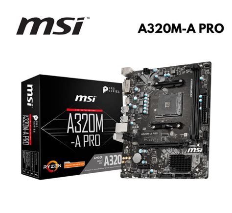 Placa msi a320m-a pro – am4 – (911-7C51-001) – GRUPO CENTRO TECNOLOGICO