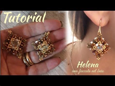Tutorial Helena Orecchini Con Superduo E Gemduo Orecchini Di Perla