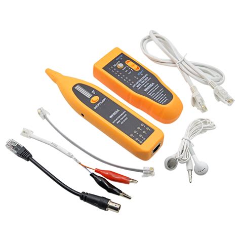 Wh806a 네트워크 케이블 테스터 전화선 추적기 테스트 시퀀스 찾기 Cat5 Cat5e Cat6 Cat6a Rj45
