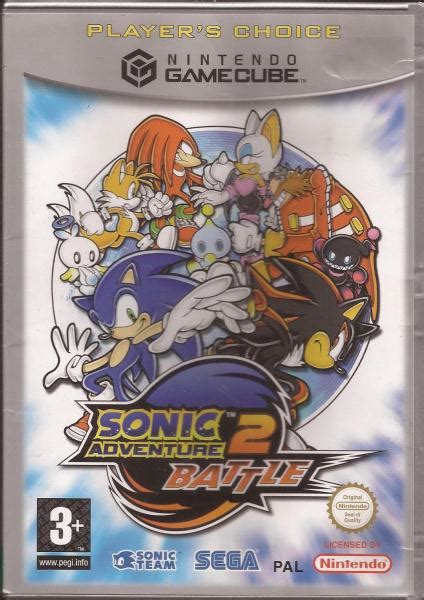 Sonic Adventure 2 Battle Players Choice Used Nintendo Gamecube